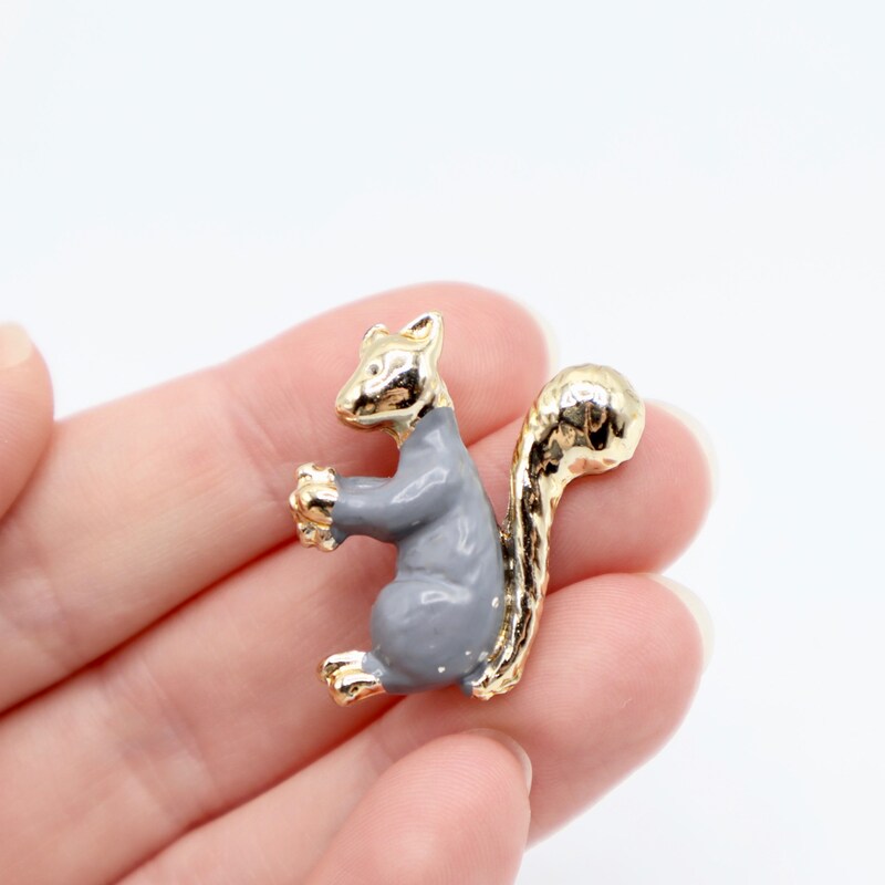 Squirrel Pin - Etsy
