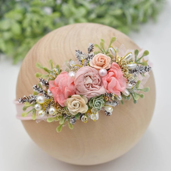 Baby Flower Headband - Etsy