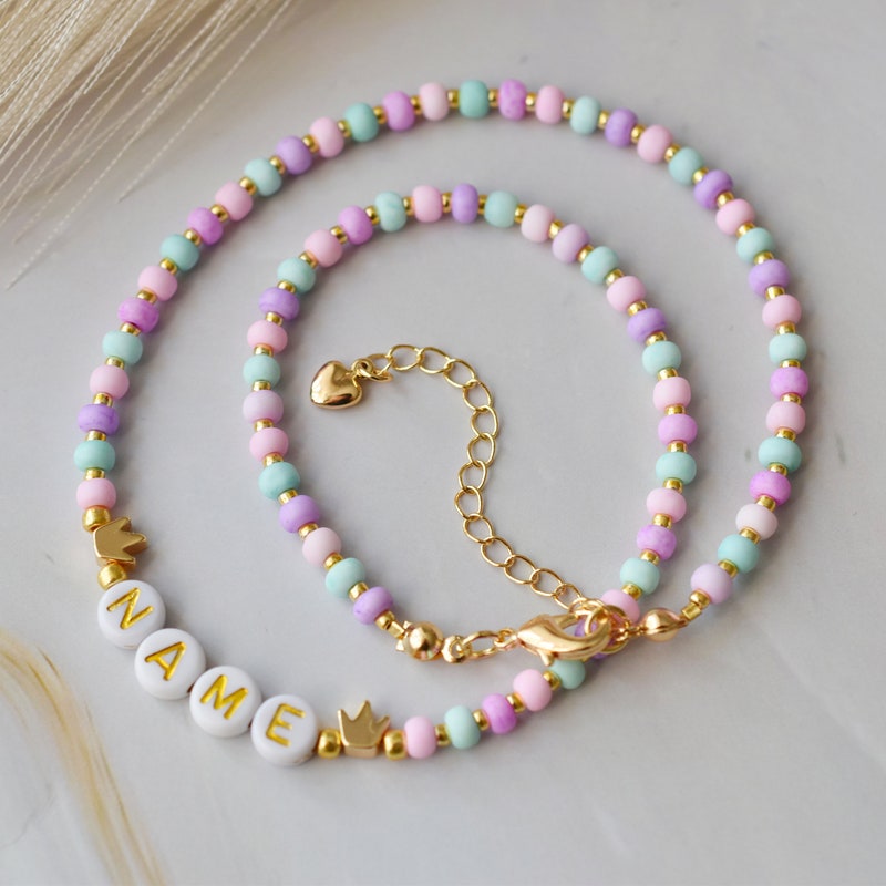 Kids Beaded Necklace - Etsy