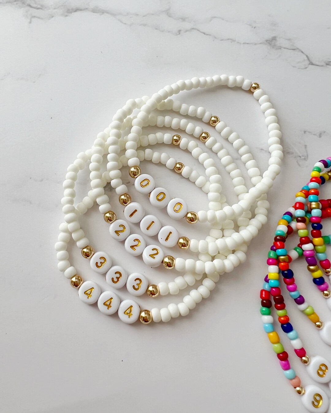 Angel Number Bracelet, Custom Bracelet, Spiritual Jewelry, Lucky Number ...