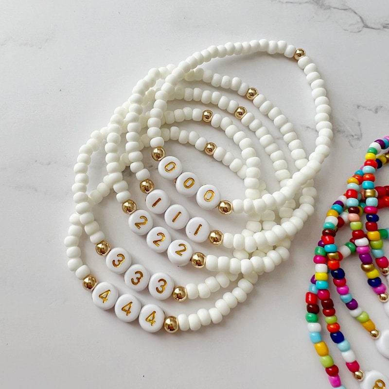 Number Bracelet - Etsy