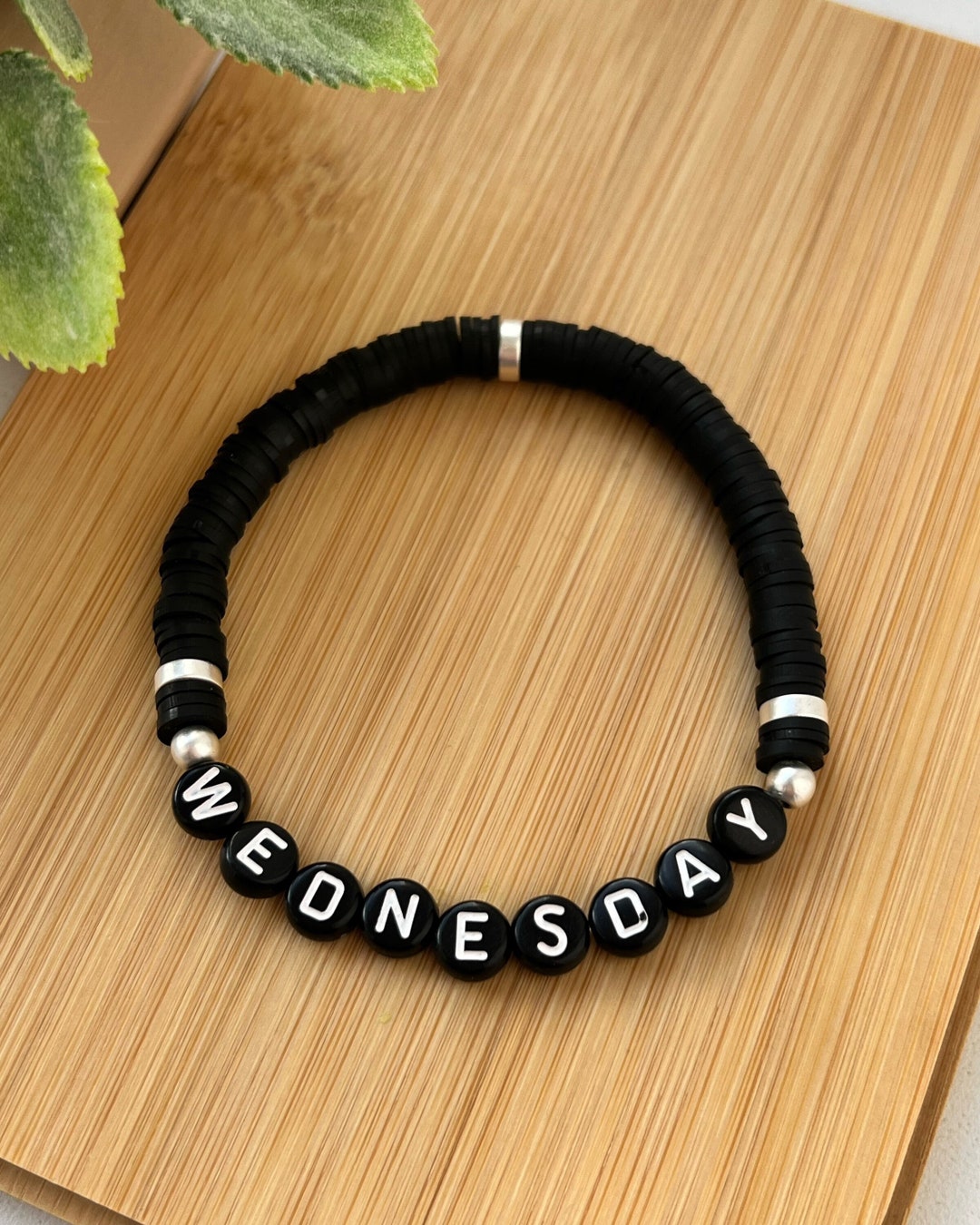 Wednesday Addams Bracelet, Personalized Gift, Adult Bracelet, Woman ...