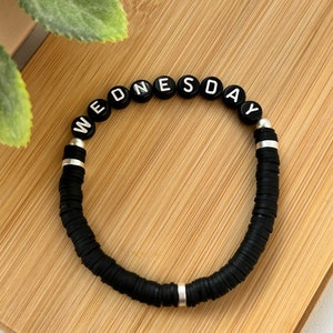 Wednesday Addams Bracelet, Personalized Gift, Adult Bracelet, Woman ...