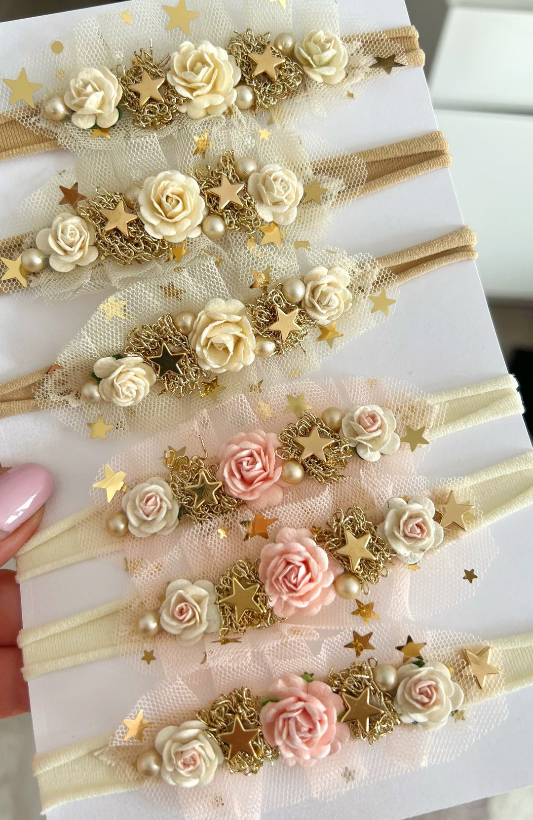 Star Headband, Star Crown,moon and Star Prop, Tulle Headband, Newborn ...