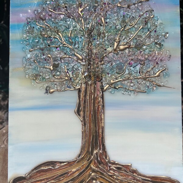 Sea Glass Tree of Life - Etsy