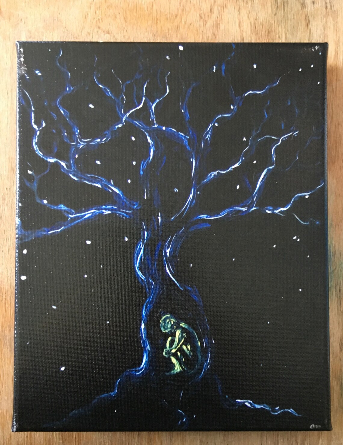 Reproduction Print on Canvas of the Solace Painting by Bronwen ...