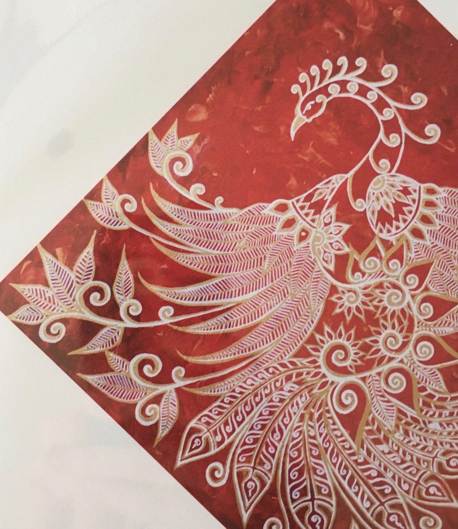 Signed Reproduction Print of the Phoenix Rising Painting by Bronwen ...