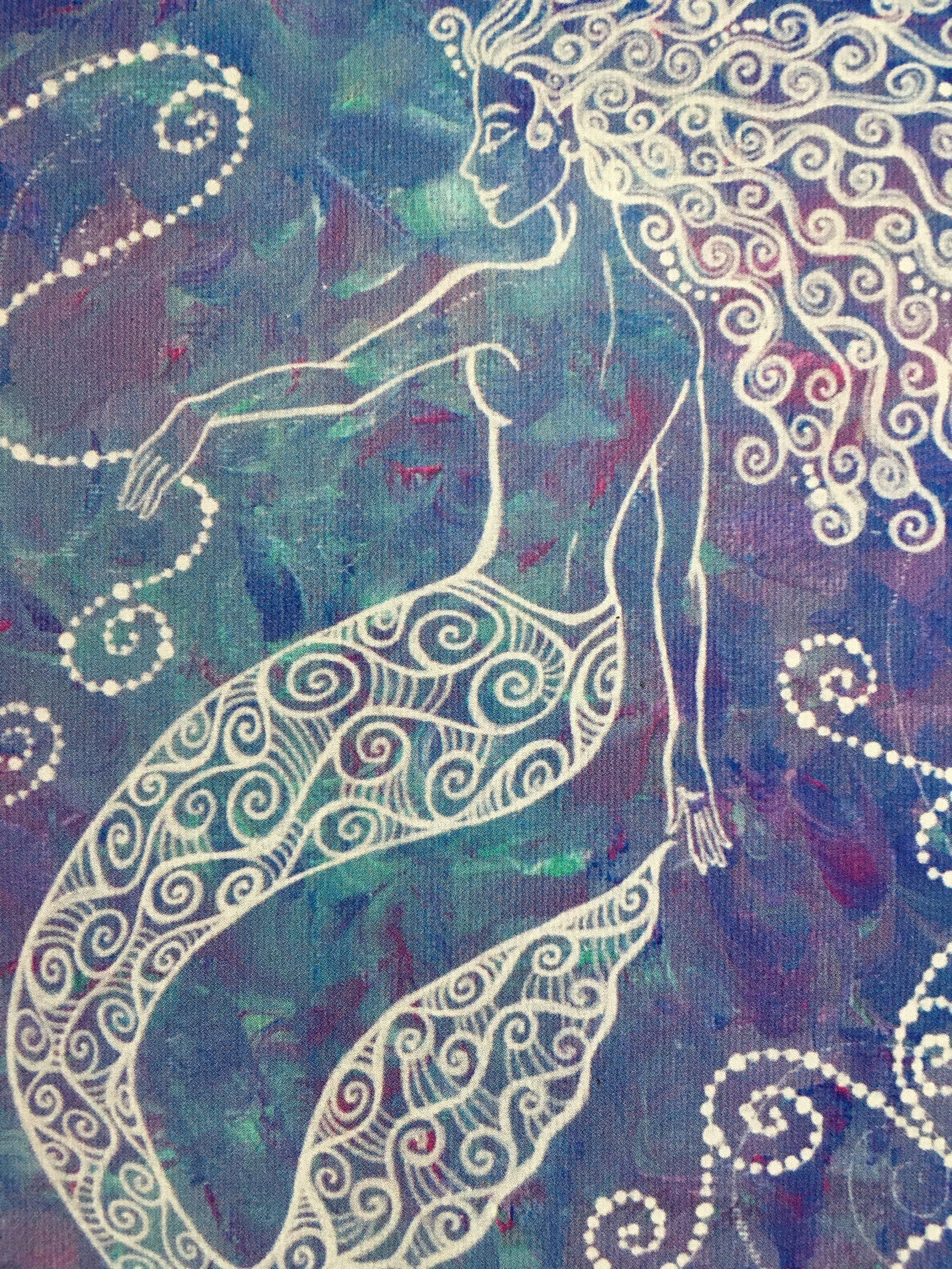 Mermaid Note Cards- Blank With Envelopes- From the Original Painting ...