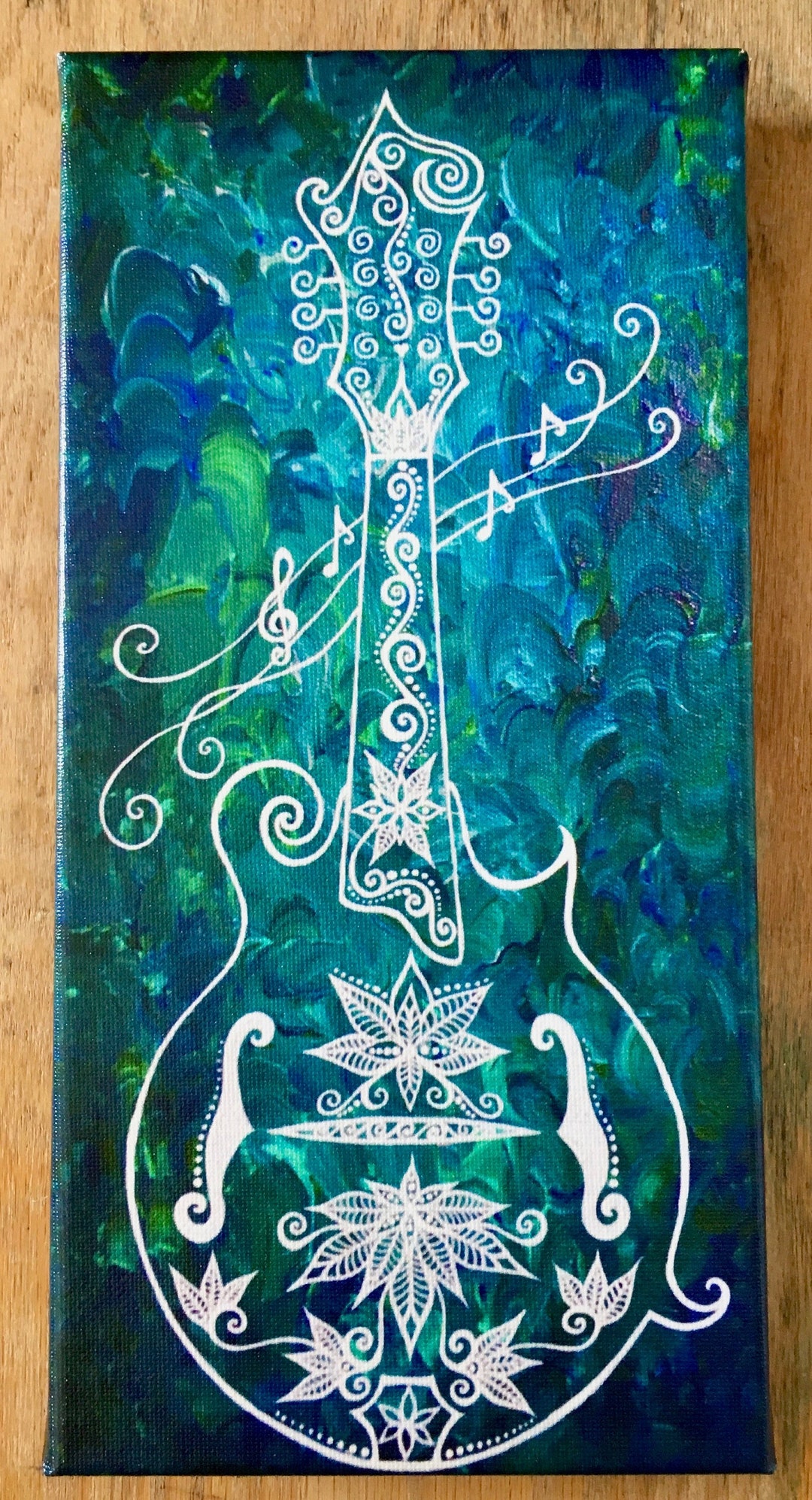 Mandolin Song Canvas Print: Signed Musical Instrument Art - Etsy