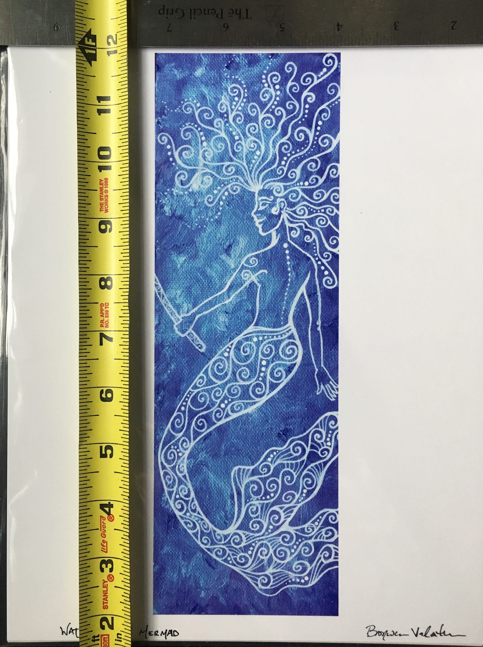 Signed Reproduction Print of the Mermaid Spirit Painting by - Etsy