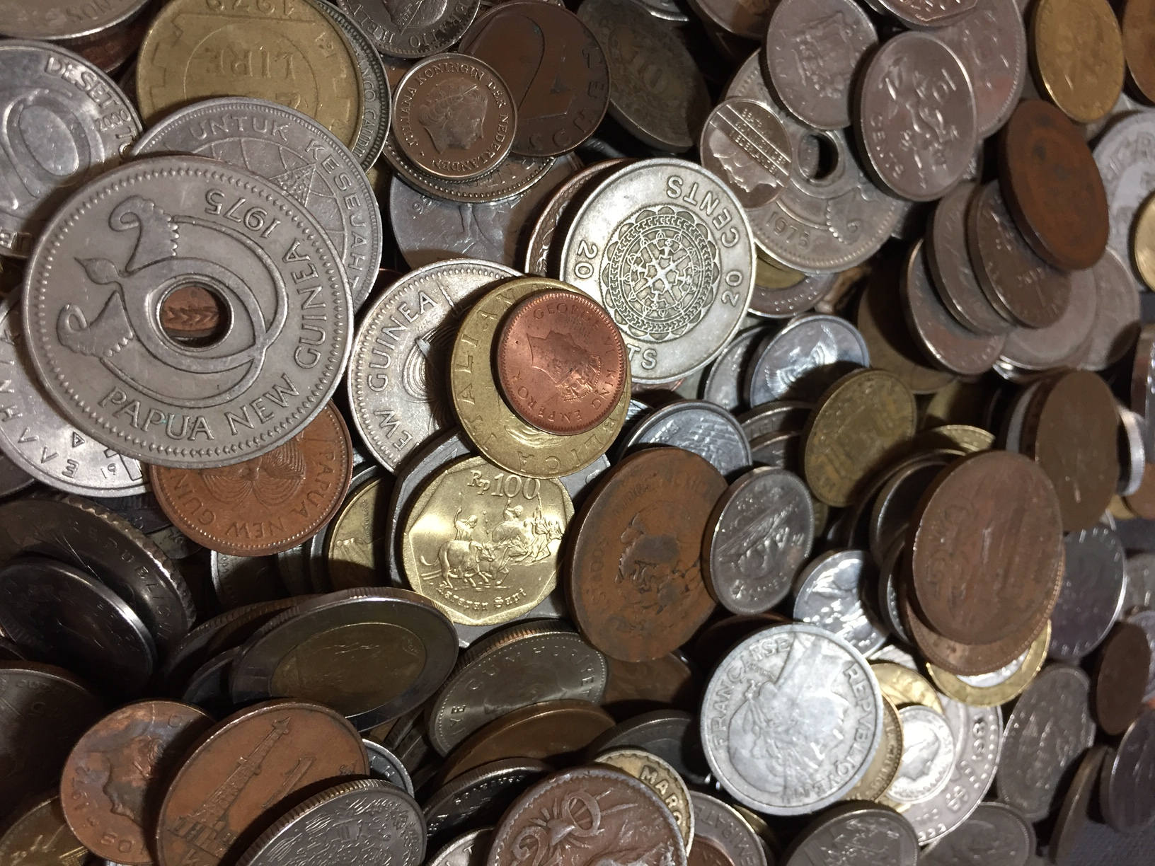 Lot of 100 Different Vintage Foreign Coins: 1800s-present | Etsy