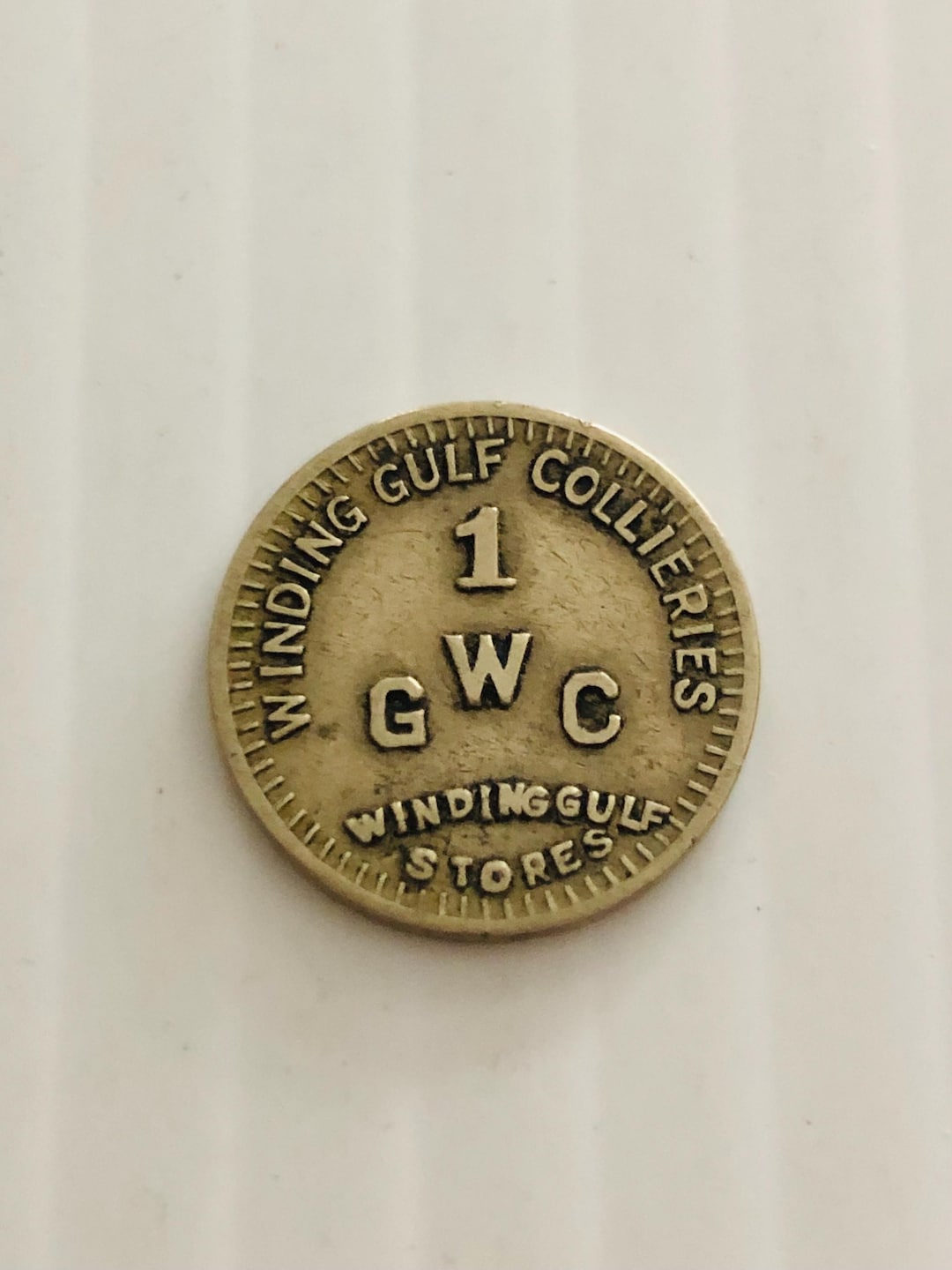 Coal Scrip Token One Cent Winding Gulf Collieries 1900s Raleigh County ...