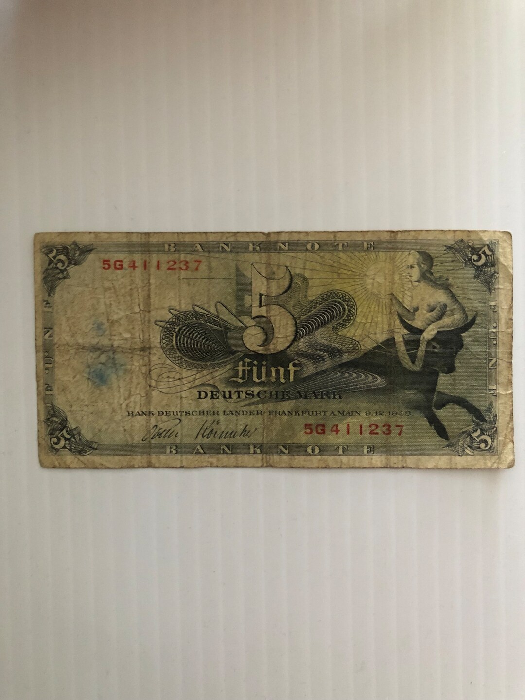 VINTAGE West Germany 5 Marks 1940s Post World War 2 Etsy Canada vintage-west-germany-5-marks-1940s-post-world-war-2-etsy-canada