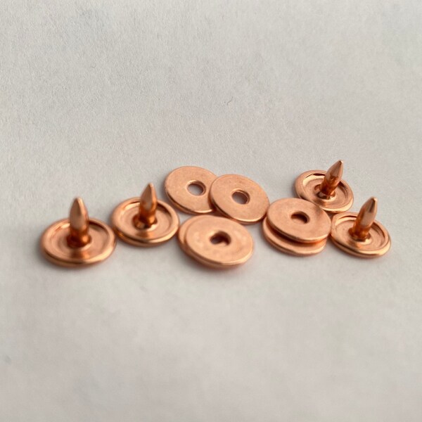 Copper Rivets - Etsy