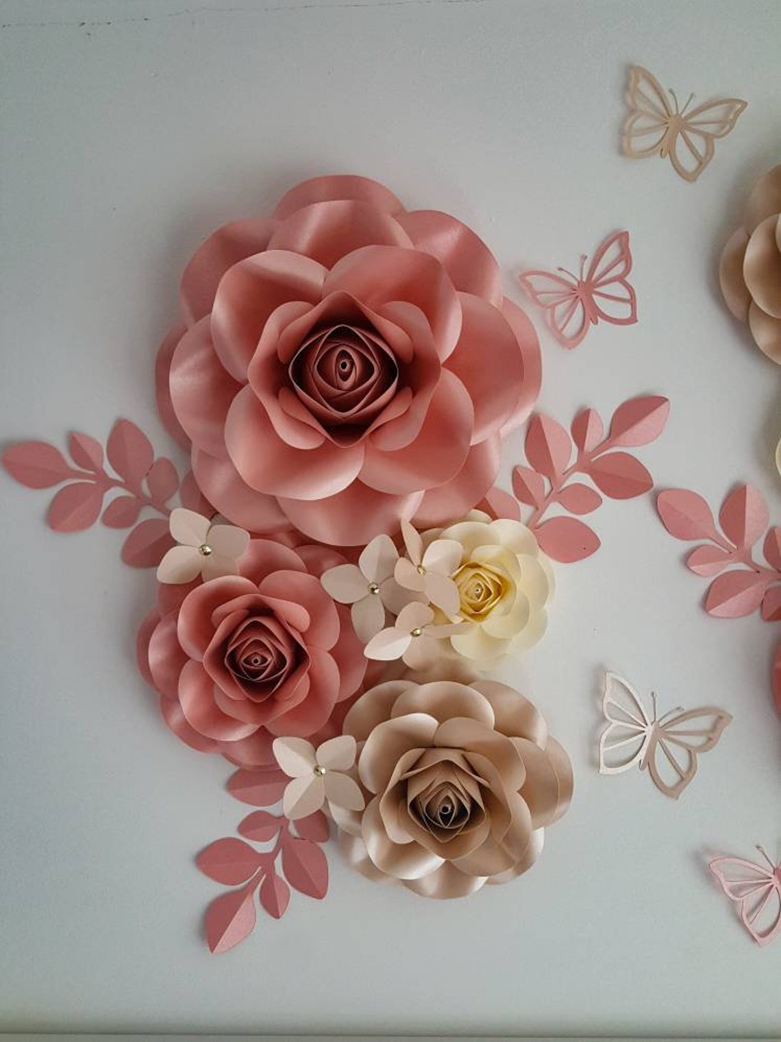 Bundle PDF Paper Flower Rose Template Pdf Flower Template Rose - Etsy
