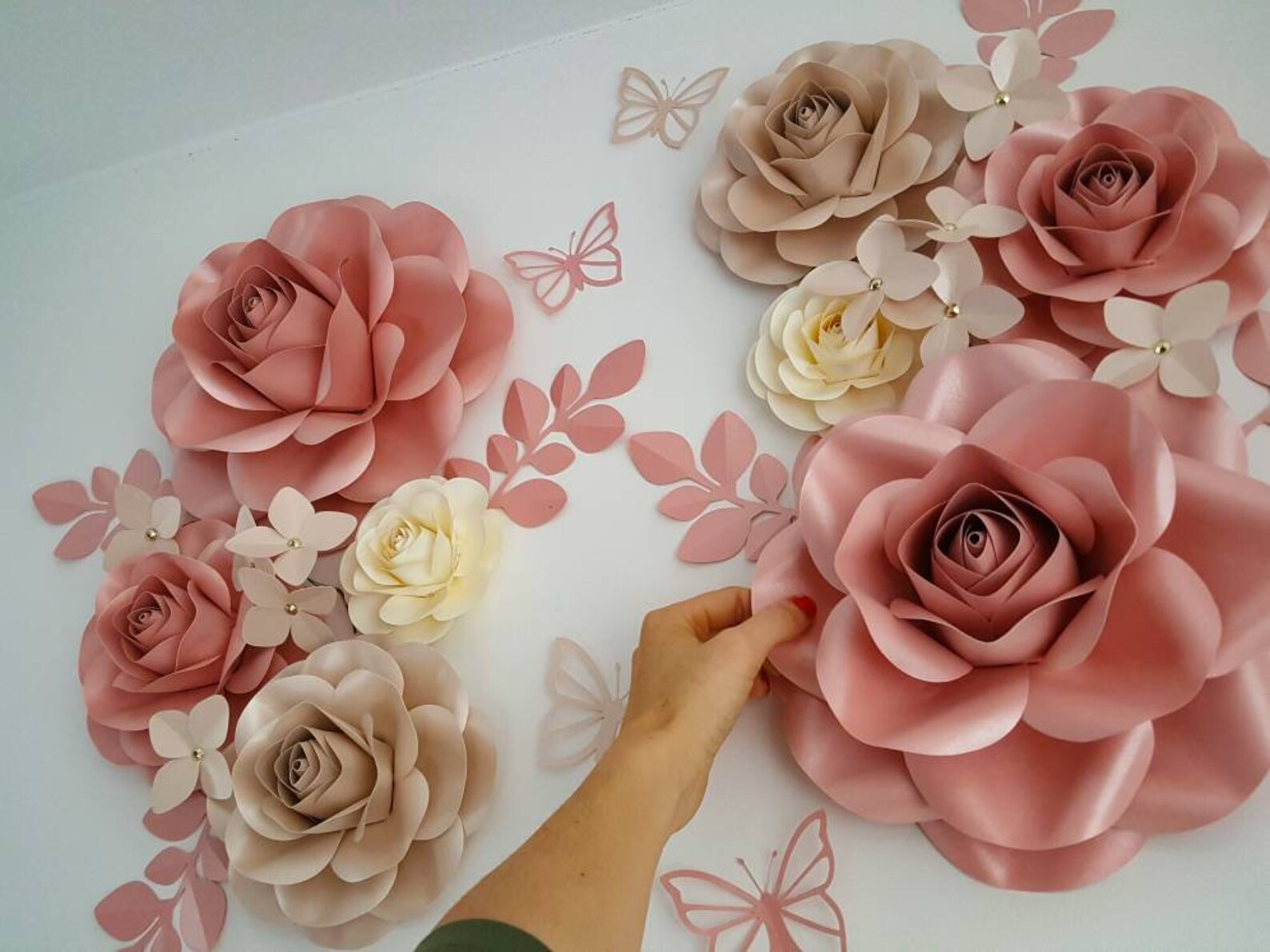 Bundle PDF Paper Flower Rose Template Pdf Flower Template Rose - Etsy