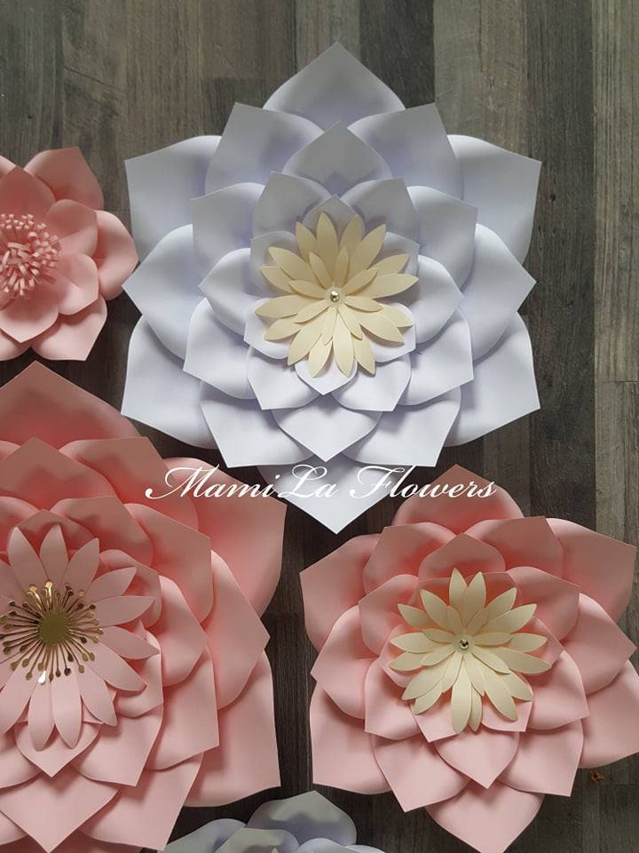 PDF Paper Flower Template 53 Printable Template. Paper Flower - Etsy