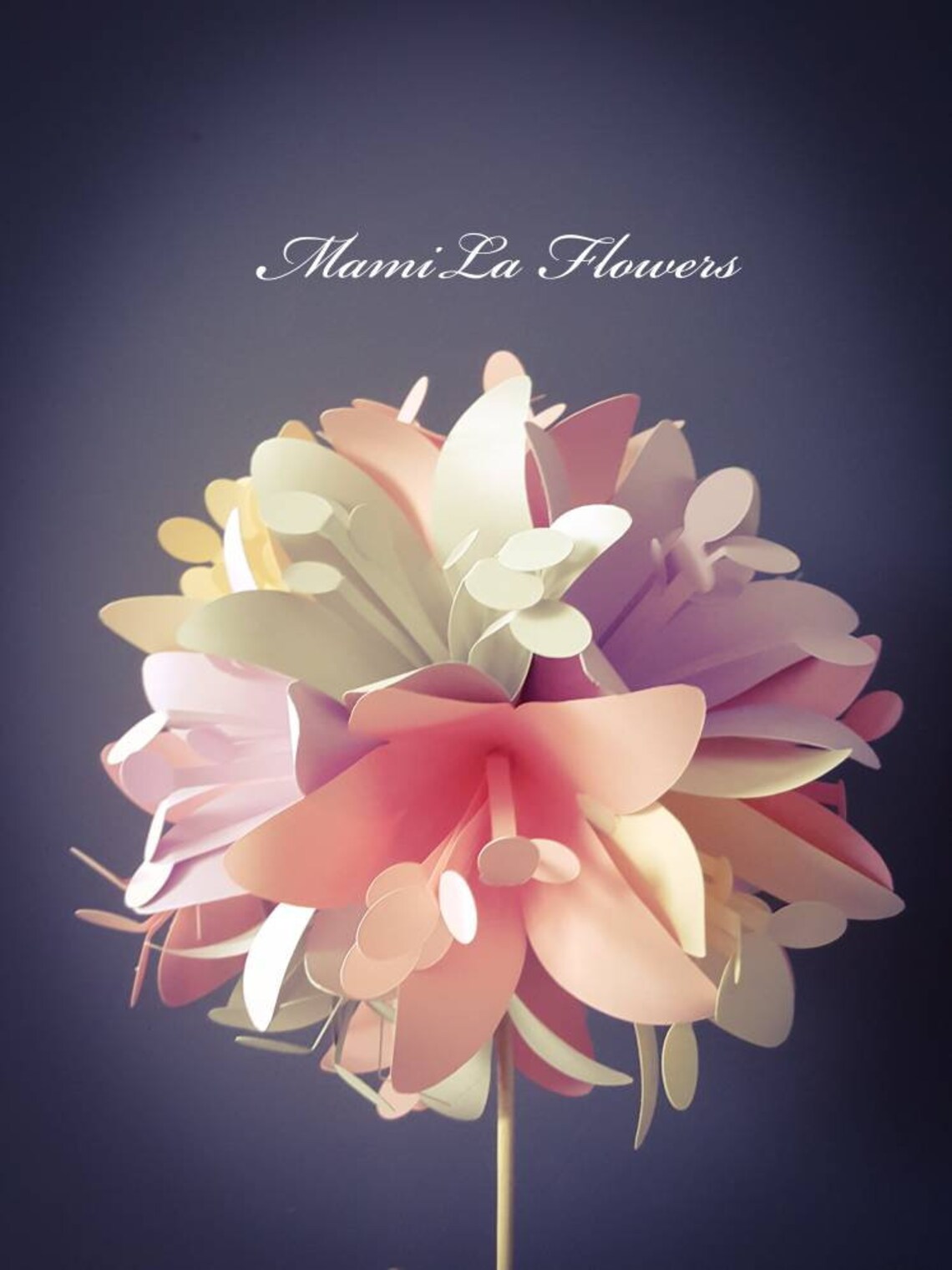 SVG/PDF Lily Paper Flower Rose Template Pdf Flower Template - Etsy