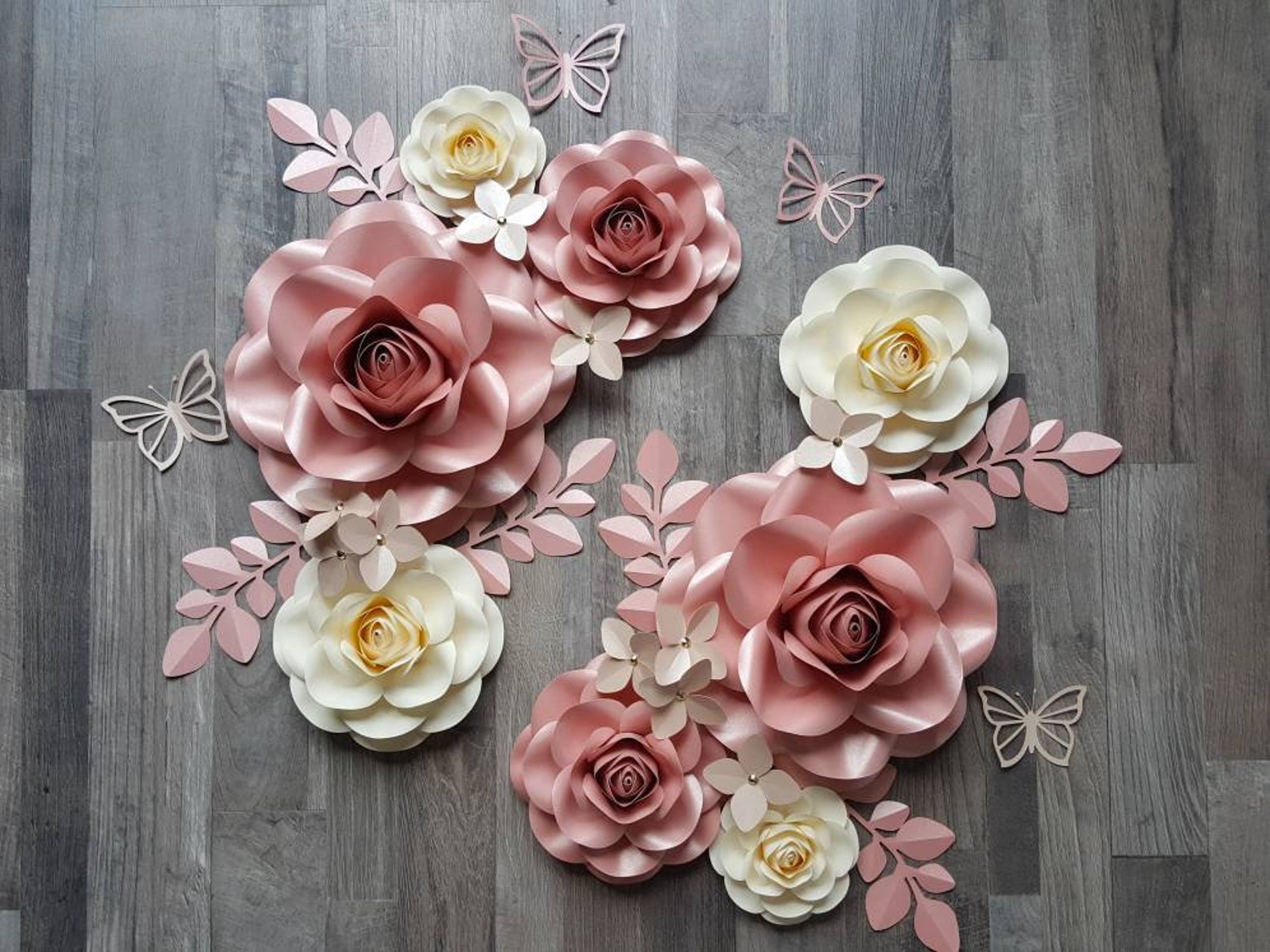 Bundle PDF Paper Flower Rose Template Pdf Flower Template Rose - Etsy
