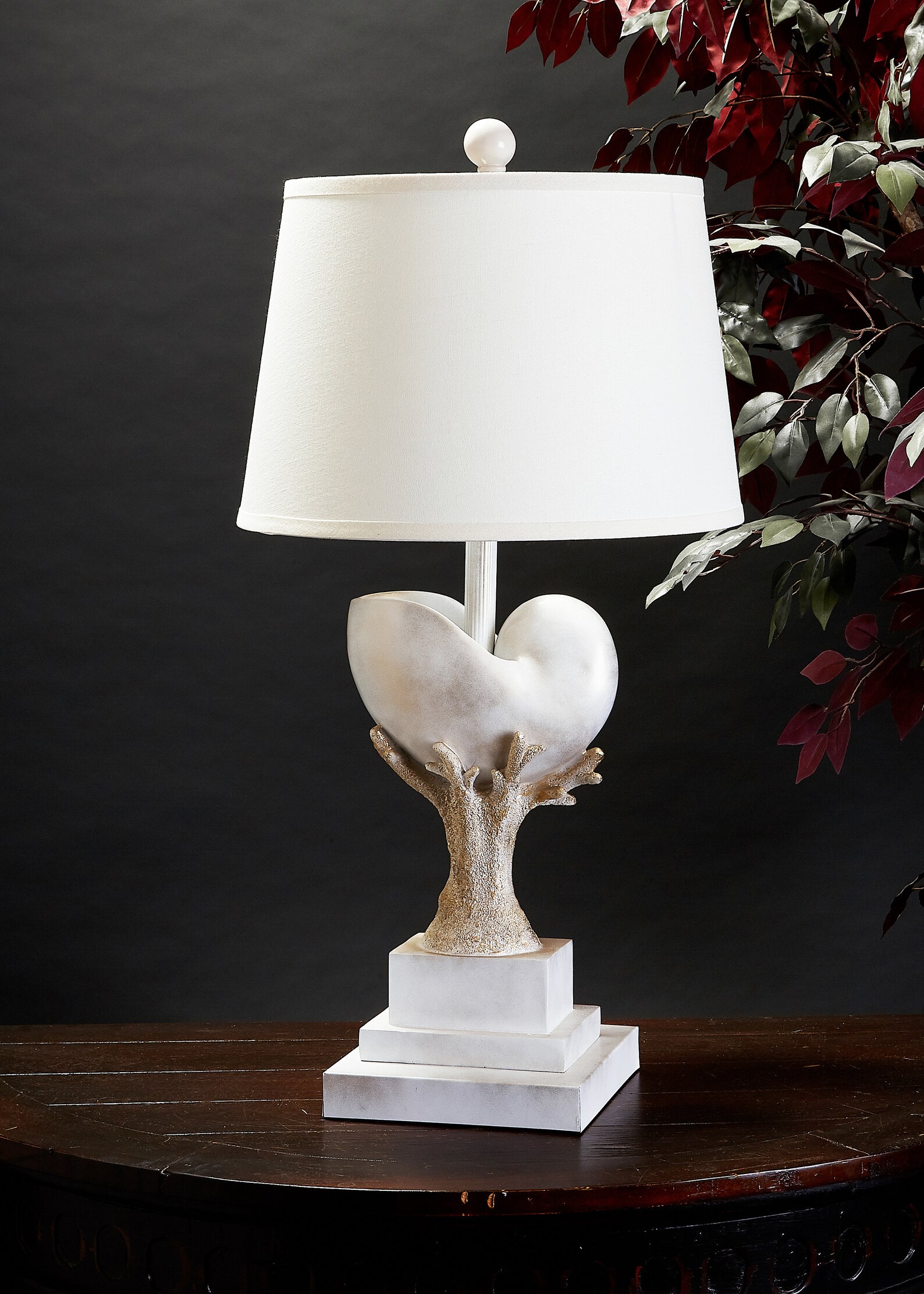 Conch & Coral Table Lamp - Etsy