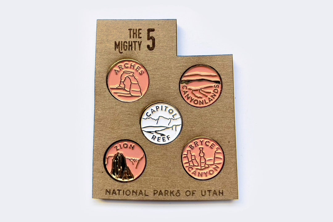 Utah National Parks Magnetic Token Bundle - Etsy
