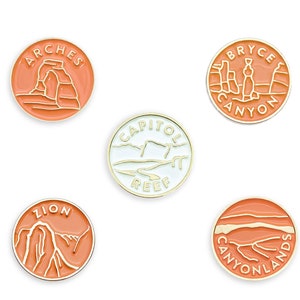Utah National Parks Magnetic Token Bundle - Etsy