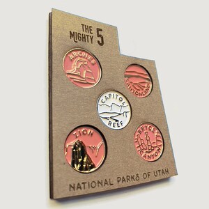 Utah National Parks Magnetic Token Bundle - Etsy