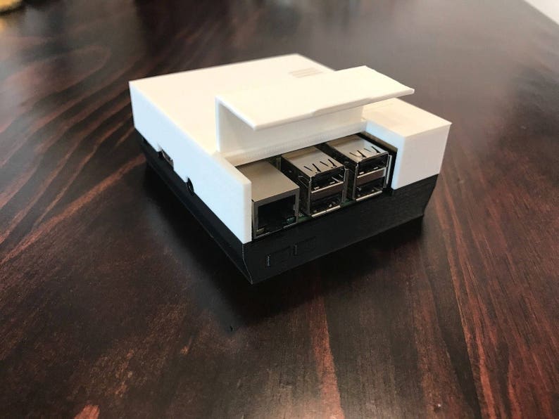 Raspberry Pi B /2b/3b Plastic NES Case -white/black- Perfect for ...