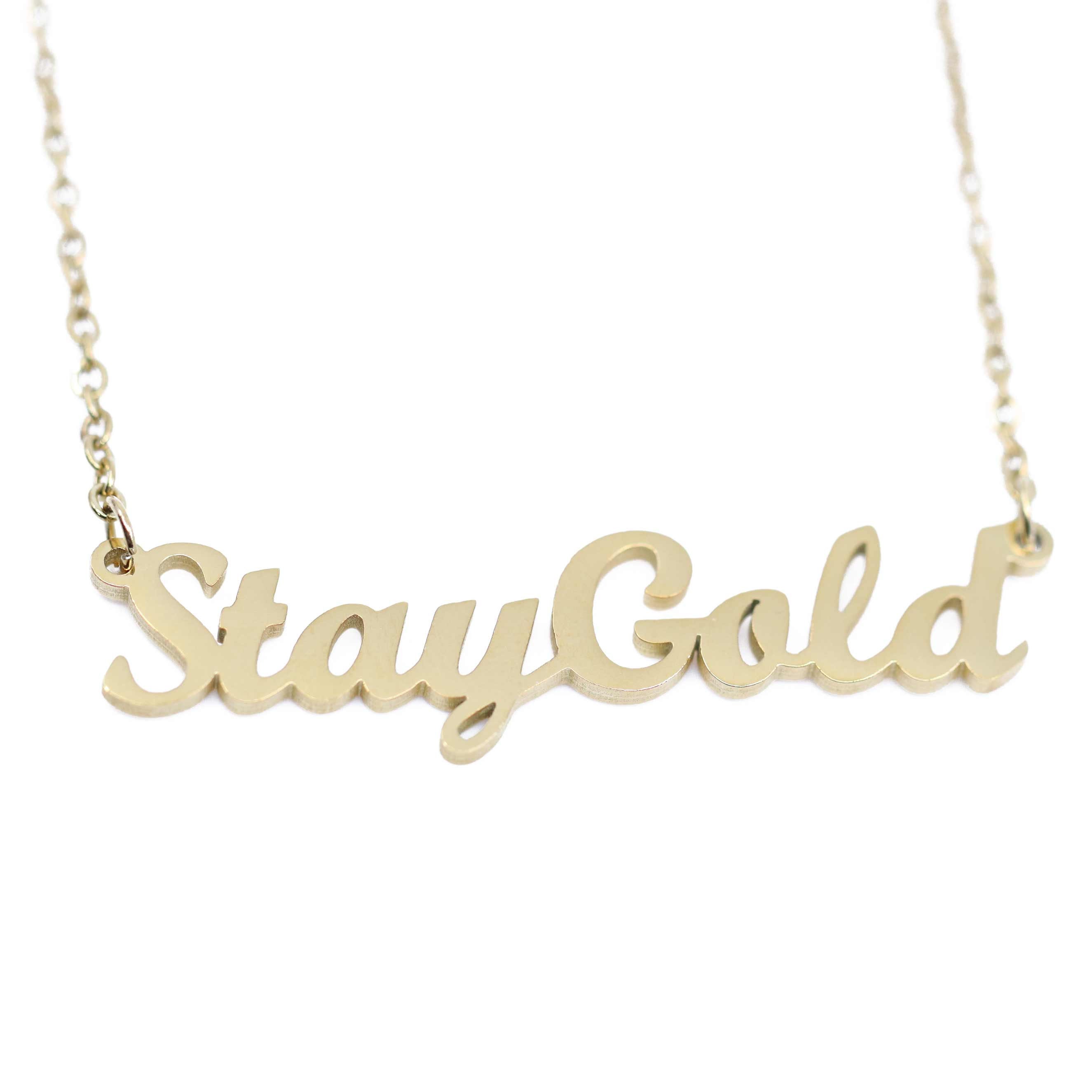 Stay Gold Layering Necklace - Etsy