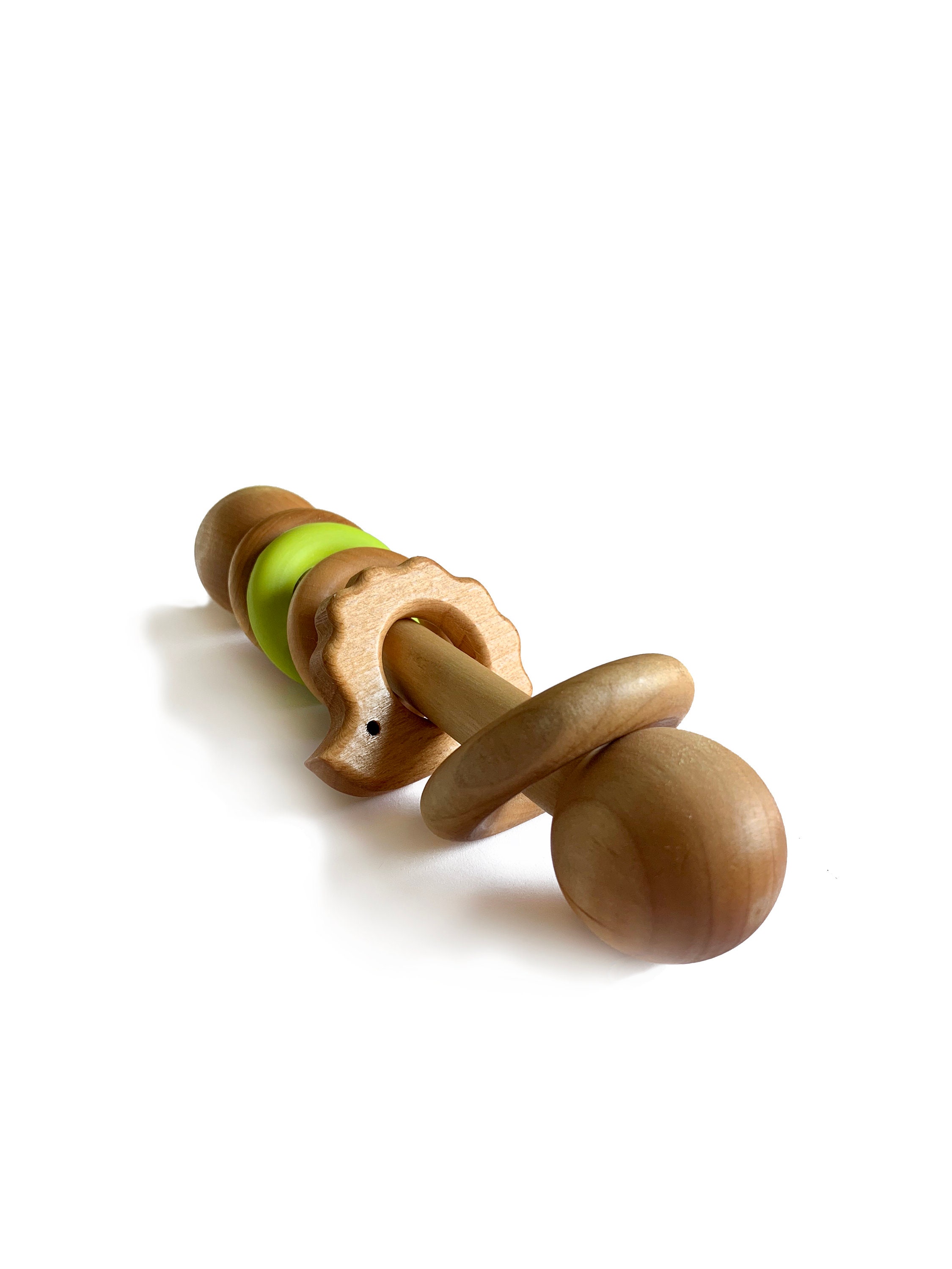 Heirloom Baby Rattle Wooden Baby Toy Vintage Baby Toy Baby | Etsy