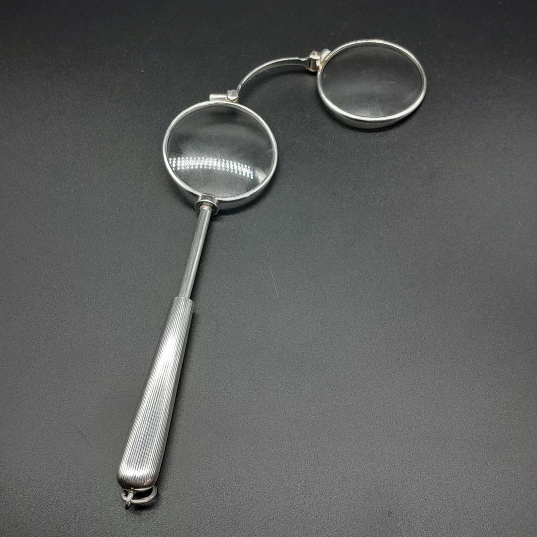 Vintage 800 Silver Telescopic Lorgnettes - Etsy