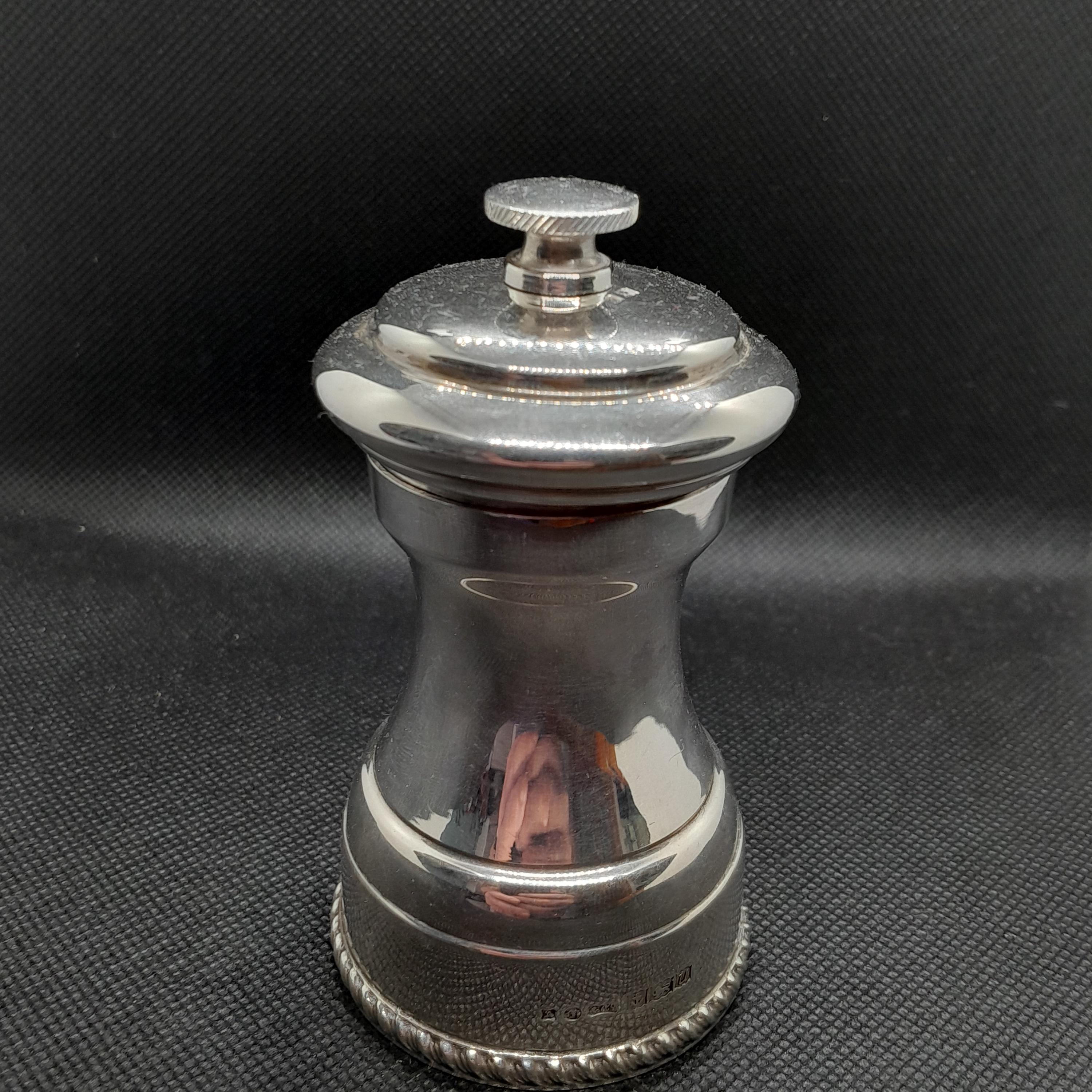 Vintage Sterling Silver Pepper Grinder, 1969 - Etsy