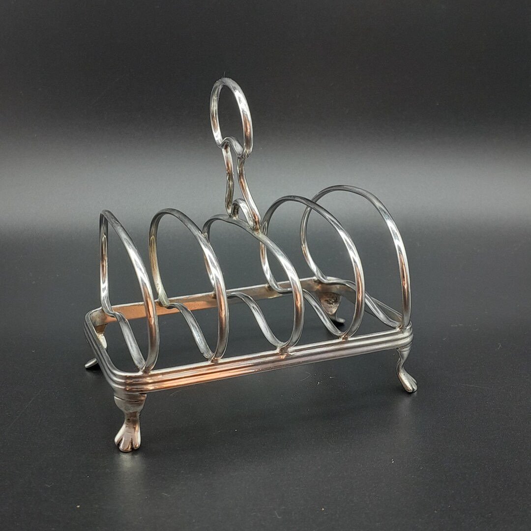 Antique Sterling Silver Toast Rack, 1915 - Etsy