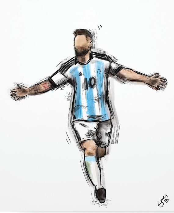 Messi Drawing 2022