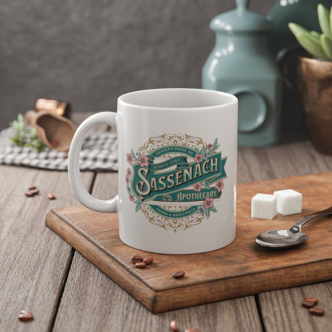 Outlander Sassenach Apothecary Ceramic Mug - Etsy