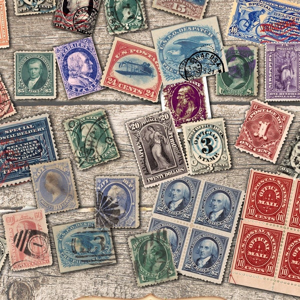 Antique Stamps - Etsy