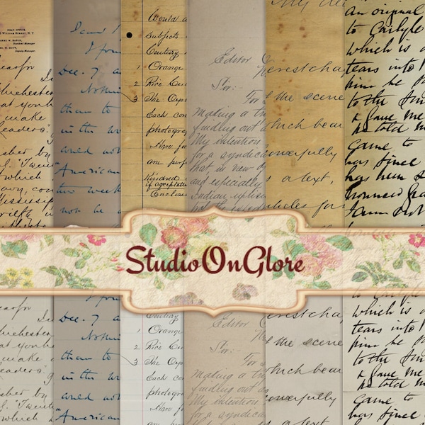 Script Paper - Etsy