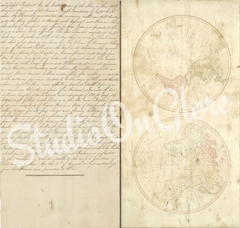 Travelers Notebook Captain's Diary Ephemera Kit. 10 Digital Fauxdori ...