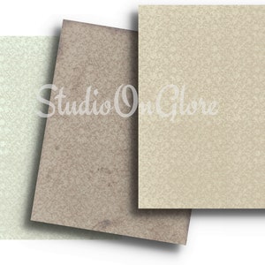 8.5x11 Paper Pack Neutrals & Grunge Floral, Damask Backgrounds, Lining ...