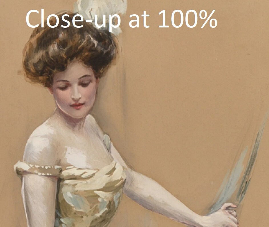 Vintage Harrison Fisher Illustration 8x10 Printable Art / - Etsy