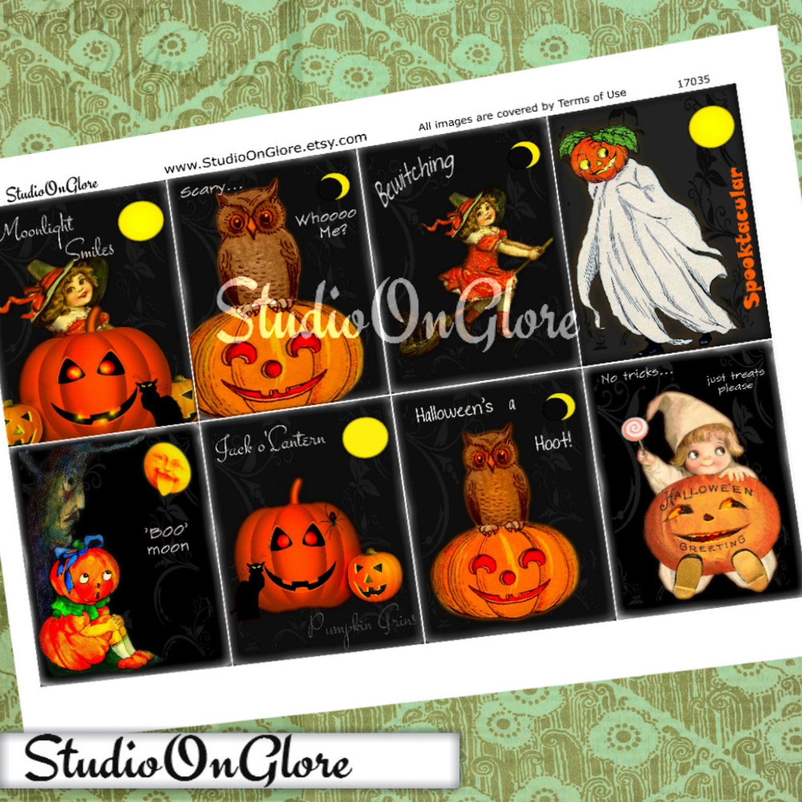 Halloween Classic Bundle of 5 Vintage Halloween DIGITAL - Etsy