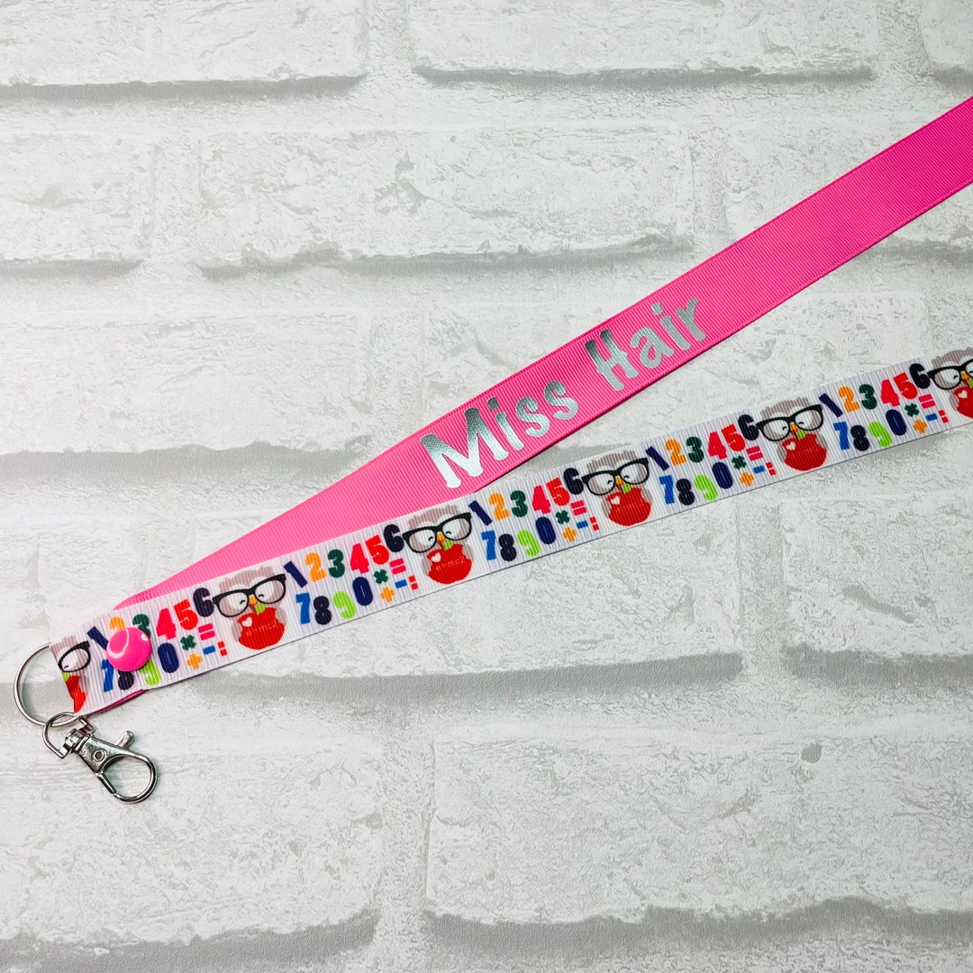 Teaching Owl Personalised Lanyard - Custom Made to Order, Handmade ...