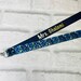 Navy Moon & Star Galaxy Personalised Lanyard - Teacher Lanyard, Custom ...