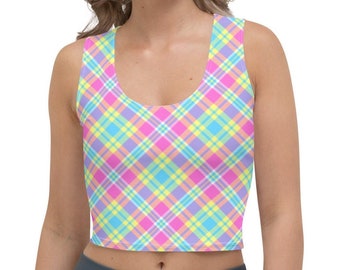 Pastel Yellow Crop Top - Etsy