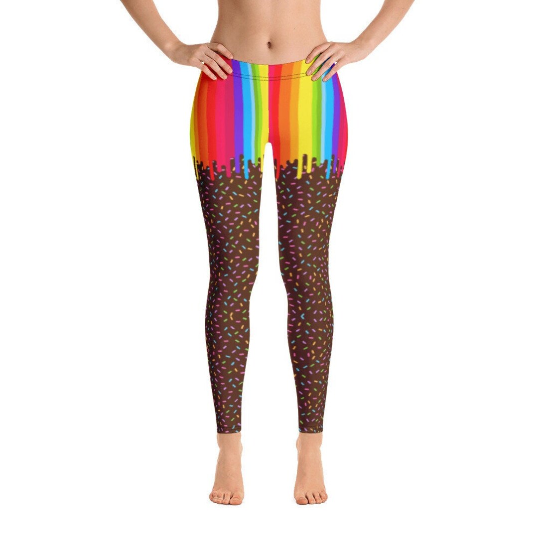 Candy Pants Chocolate Icing and Rainbow Sprinkles Leggings for ...