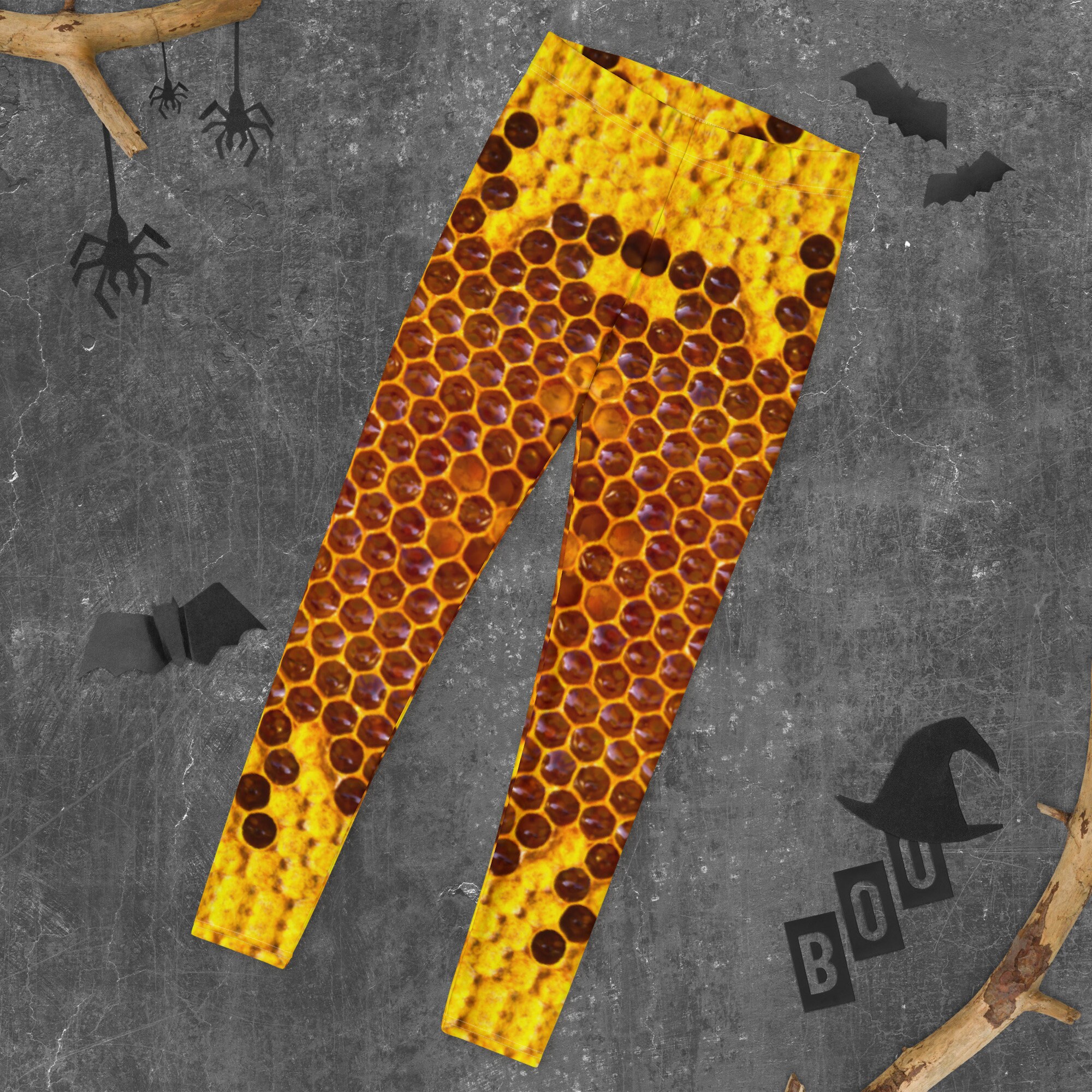 Trypophobia Honeycomb Texture Leggings for Bee Lovers, Horror Fans and ...