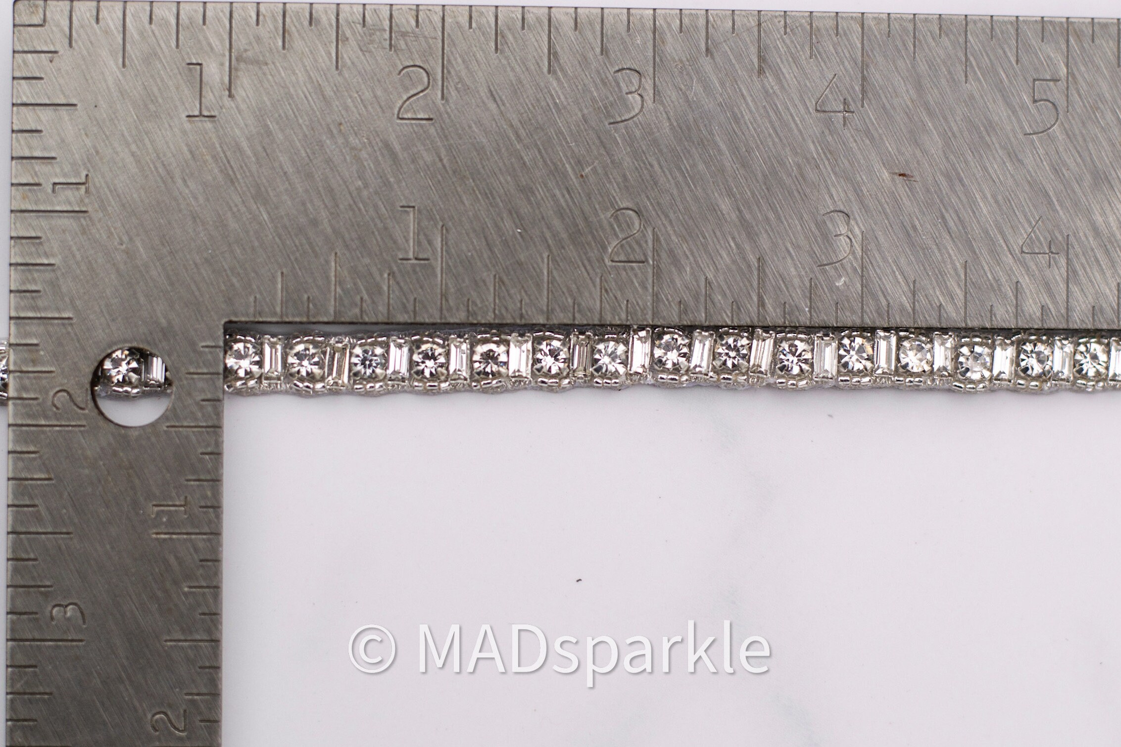 Thin Crystal Rhinestone Trim by the Yard Crystal Bridal - Etsy