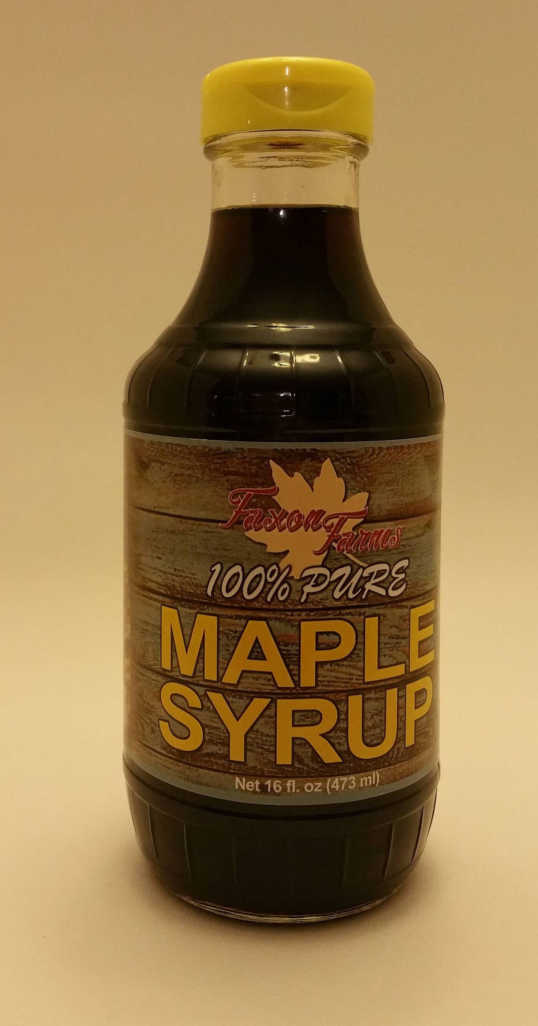 Pure Maple Syrup - Faxon Farms - 16 Oz Glass (grade A Amber) - Etsy