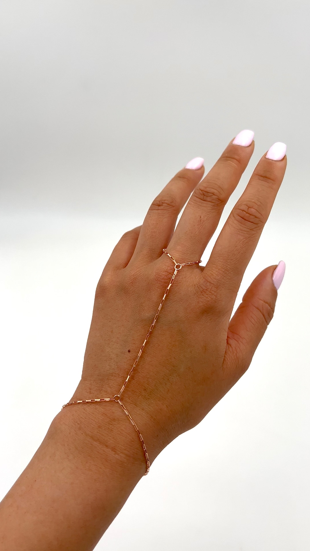 Goddess Hand Chain // 14k Gold Filled, Sterling Silver, 14k Rose Gold ...
