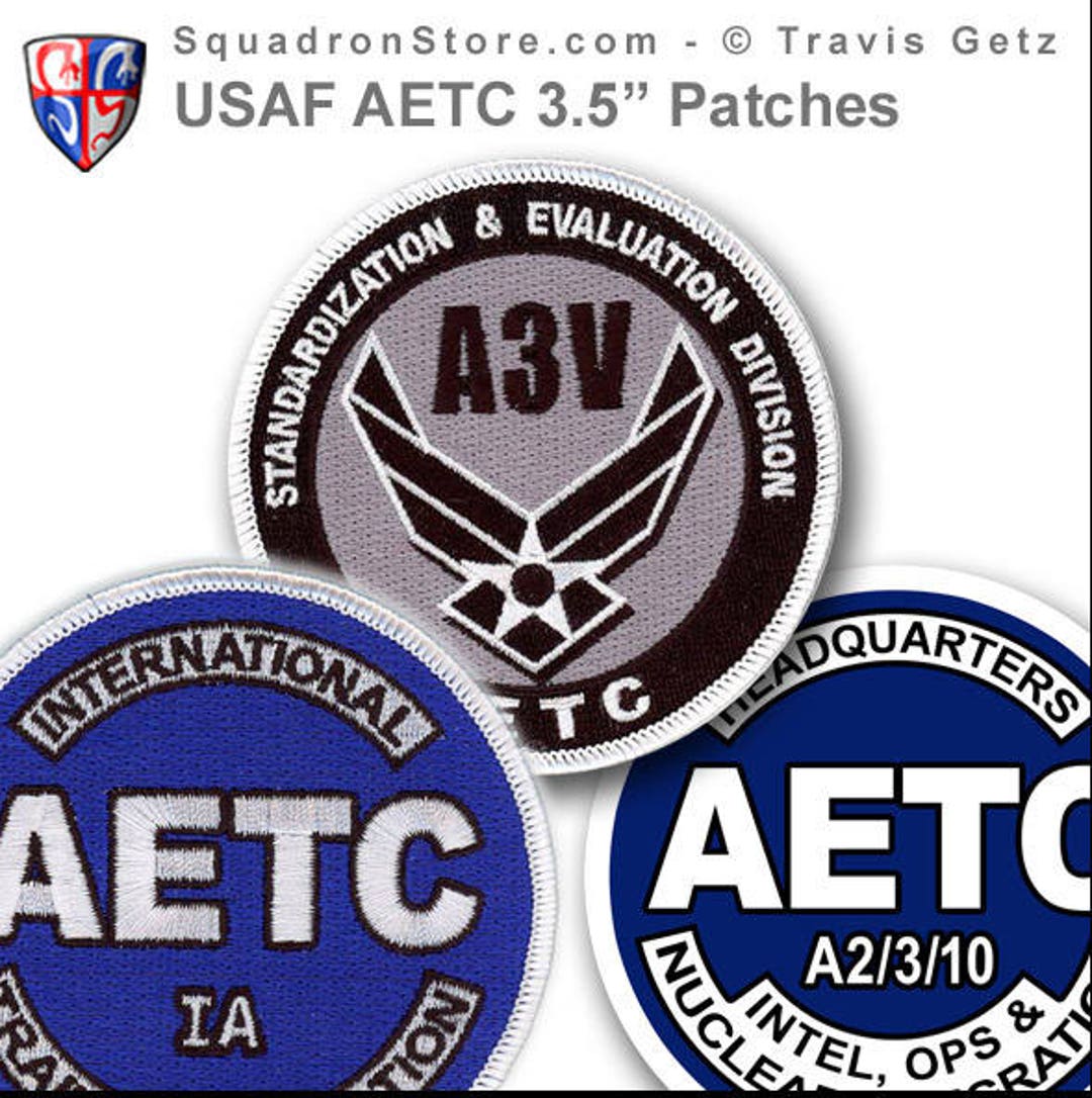 USAF AETC 3.5 Patches - Etsy